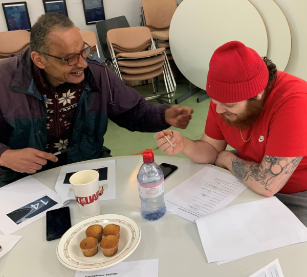 A visit to the men’s group – Wellspring Settlement