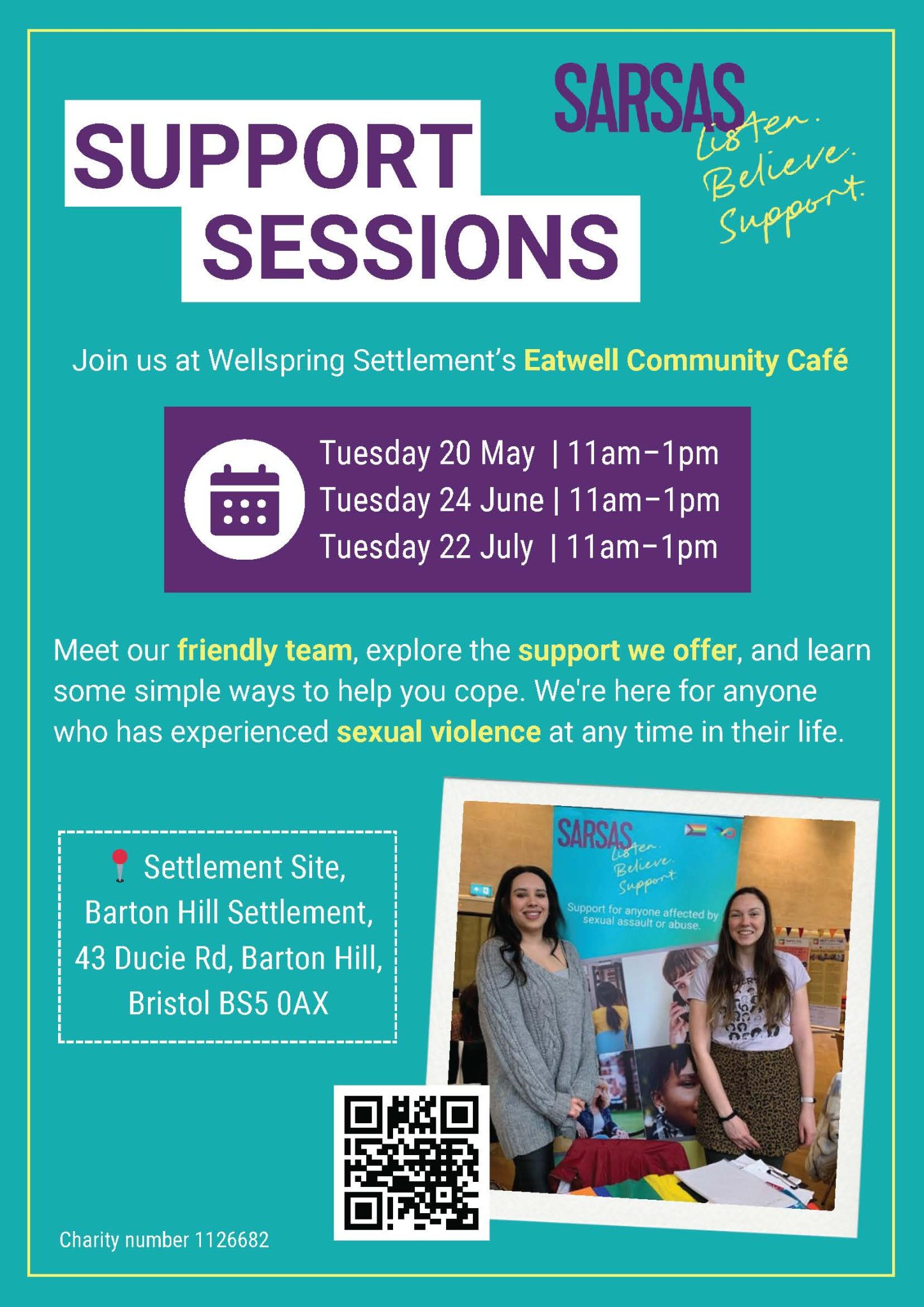 SARSAS Drop-in – Wellspring Settlement